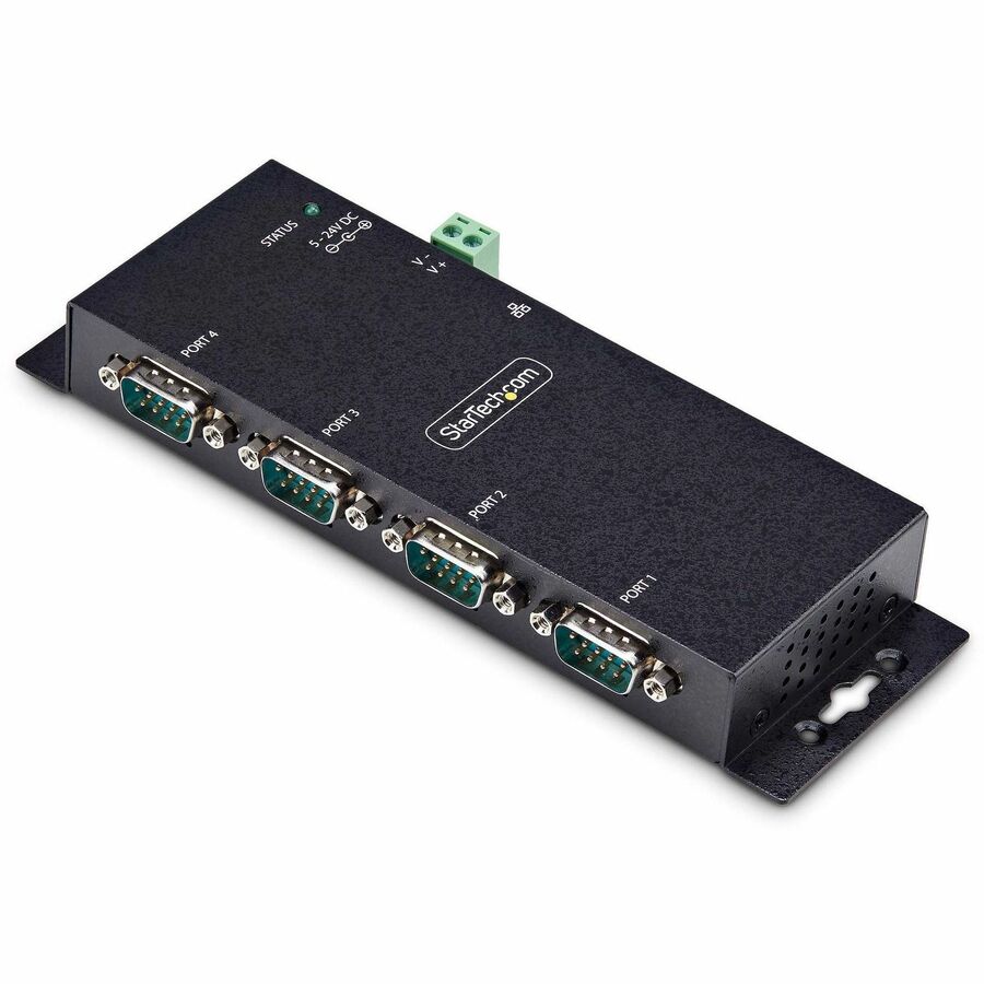 StarTech.com 4-Port Serial to Ethernet Adapter, IP Serial Device Server For Remote RS232 Devices ...