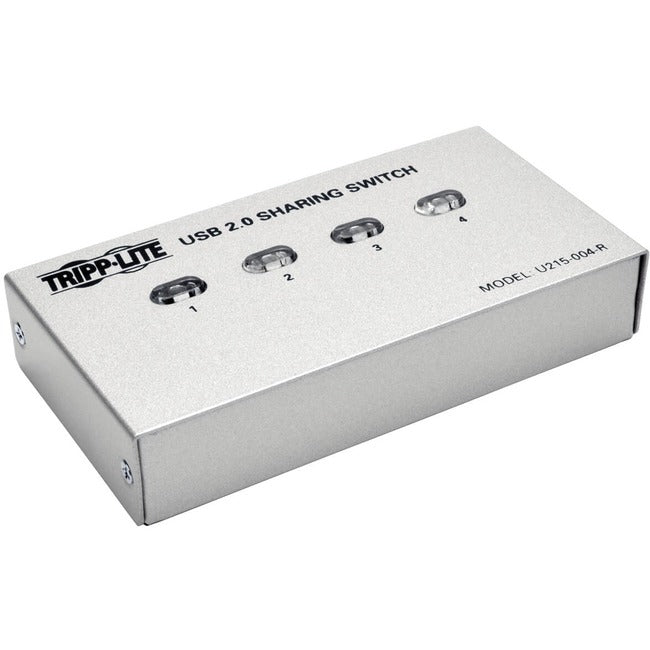 Tripp Lite 4-Port USB 2.0 Hi-Speed Printer / Peripheral Sharing Switch ...
