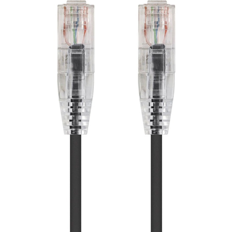 Monoprice, Inc. Slimrun Cat6 Utp Cable-7ft Black - SystemsDirect.com
