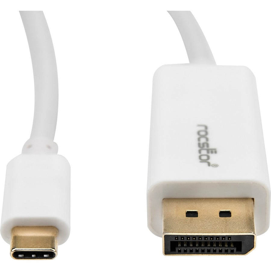 Rocstor Premium Usb Type-c To Displayport Cable - 4k 60hz - 3ft - For A ...