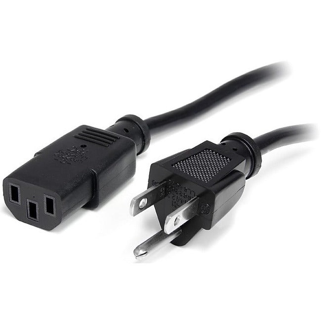 StarTech.com 6ft (2m) Computer Power Cord, NEMA 5-15P to C13, 10A 125V ...