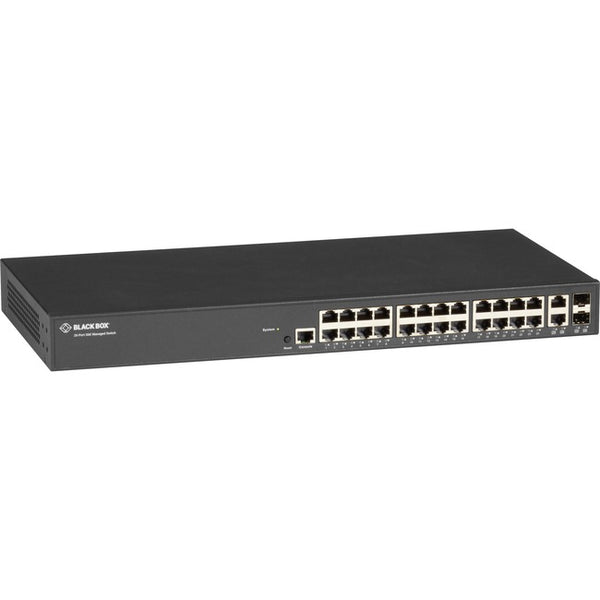 Black Box Gigabit Managed Ethernet Switch - 26-Port - SystemsDirect.com