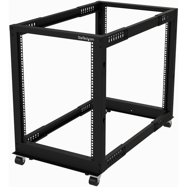 StarTech.com 15U 19" Open Frame Server Rack - 4 Post, Adjustable Depth ...